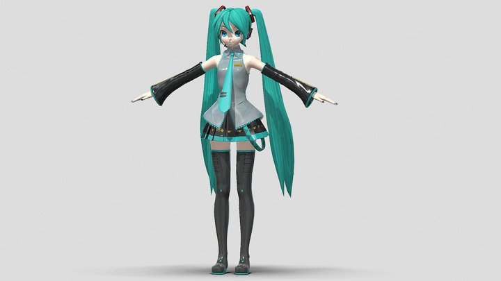 Mikumikudance 3D models - Sketchfab