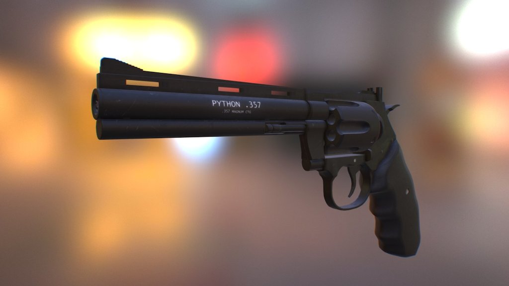 Colt Python .357 - 3D model by TokyoAmp [bbaa7b0] - Sketchfab