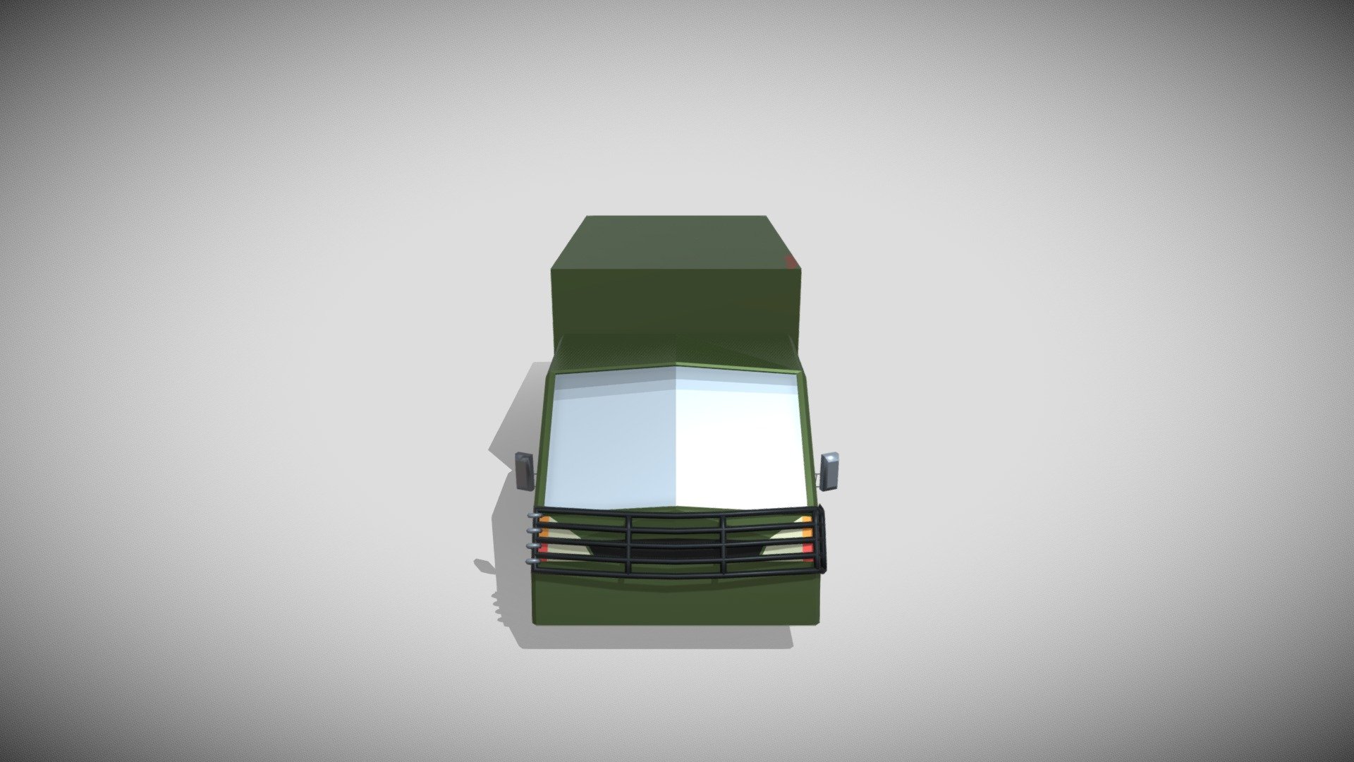 Low Poly Medical Armored Truck - 3D model by DarwinDOS (@darwin.art ...