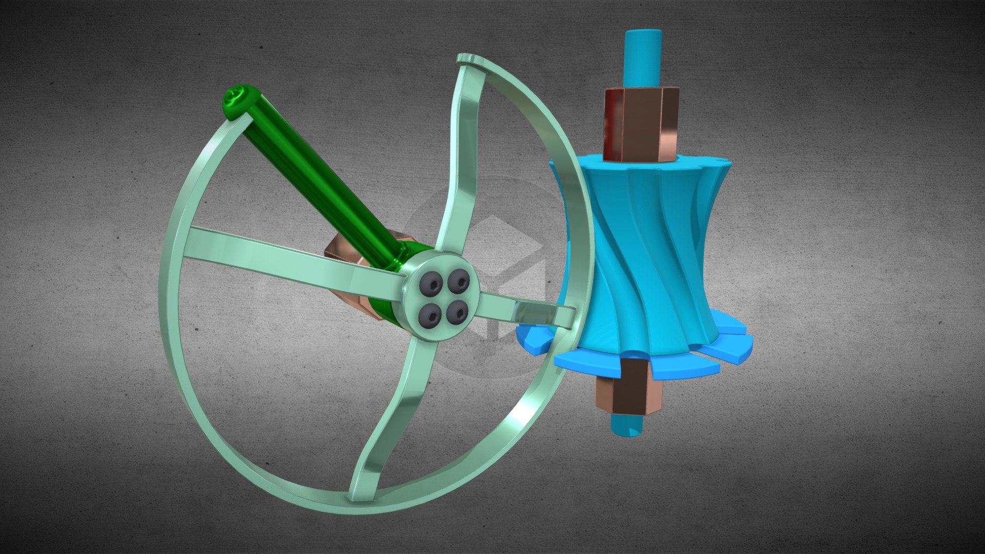 Spatial Geneva Mechanism - Download Free 3D model by trinityscsp ...