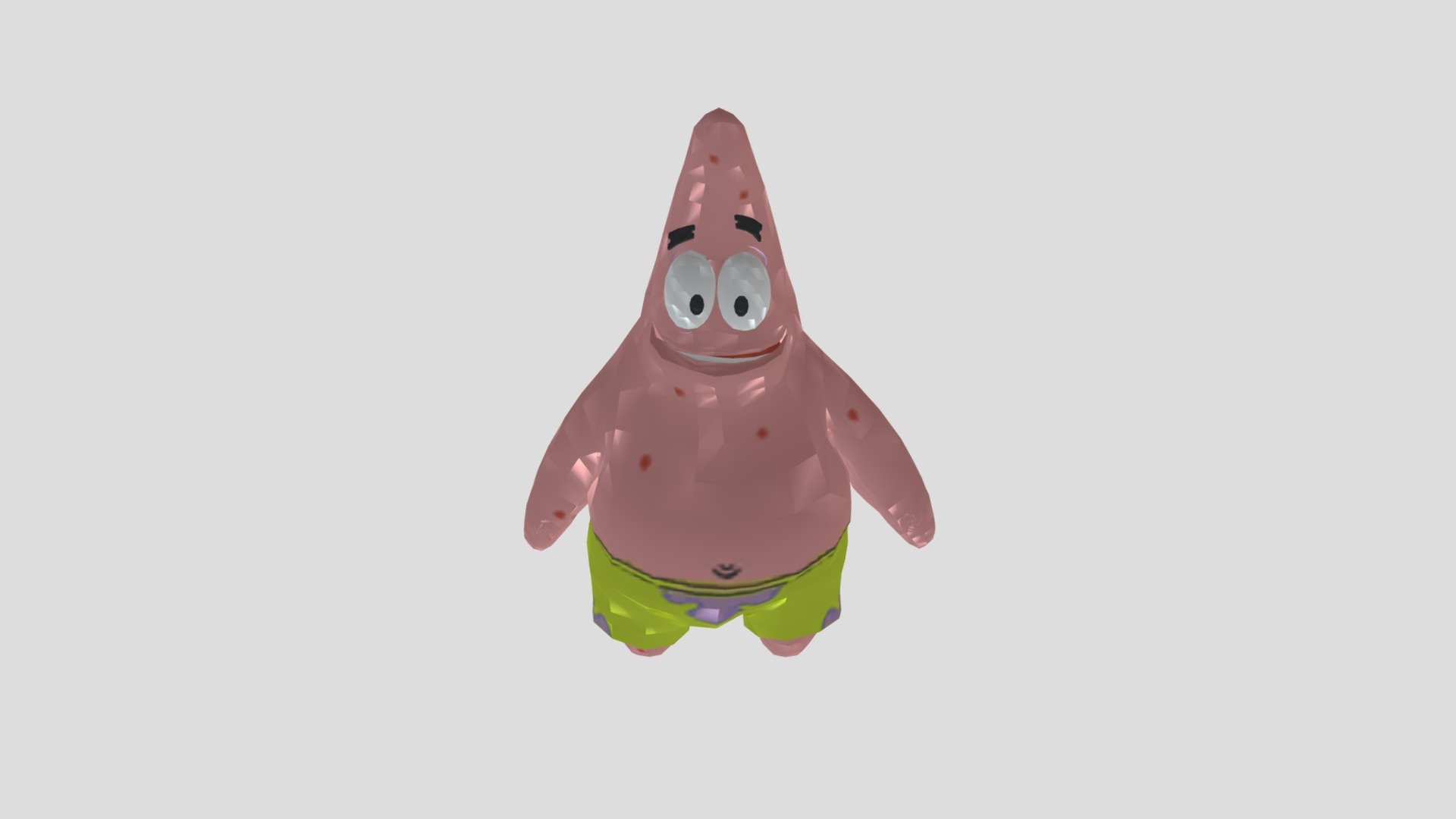 patrick star from SpongeBob True Or Square - Download Free 3D model by ...
