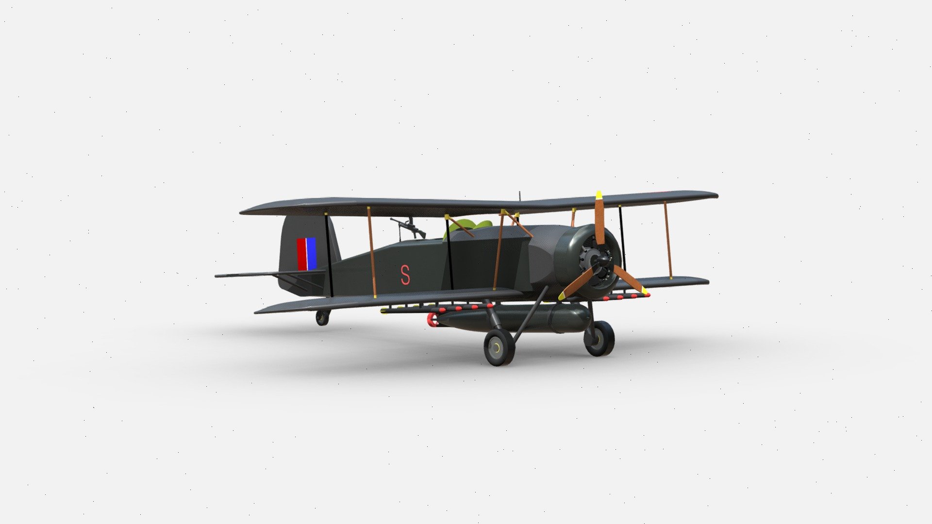3d model Fairey Swordfish for 700 subs - Download Free 3D model by ...