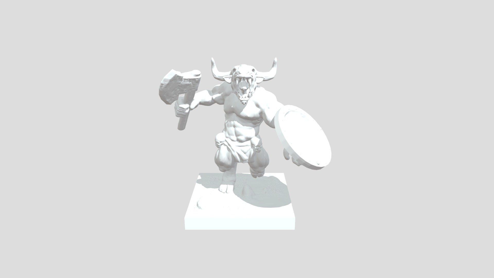 Minotaur fullbody - Download Free 3D model by Springfoxy24 [bbaf06d ...