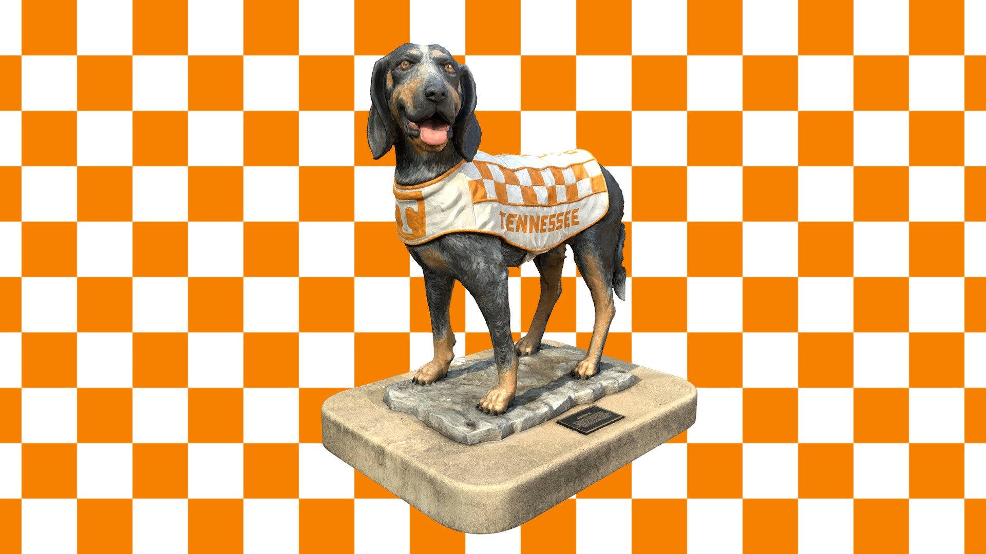 Smokey - University of Tennessee mascot - 3D model by netflugur ...
