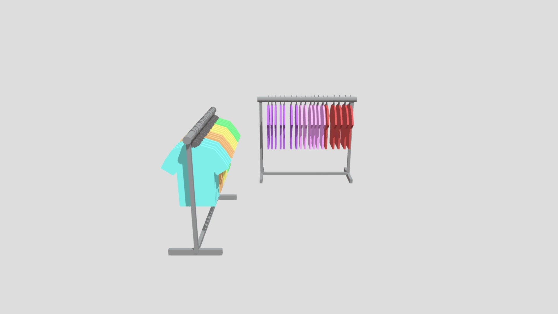 Clothing Rack - 3D model by OwenCalingasan [bbb0947] - Sketchfab