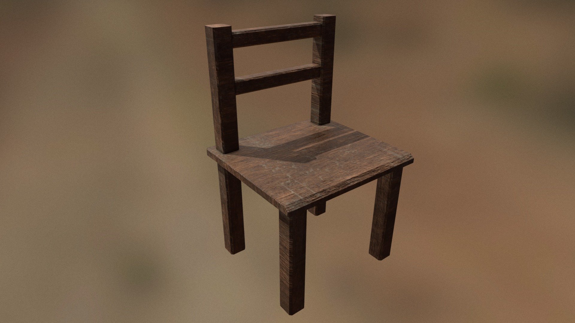 Simple chair / low poly / Free Assets - 3D model by MRX ...