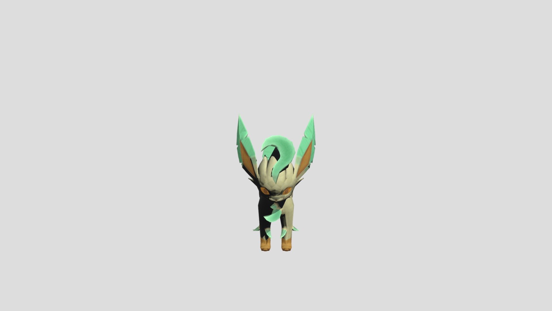 Leafeon - Download Free 3D model by LunaEagle [bbb1808] - Sketchfab