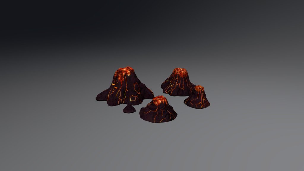 Volcan - 3D model by rekiem [bbb3966] - Sketchfab