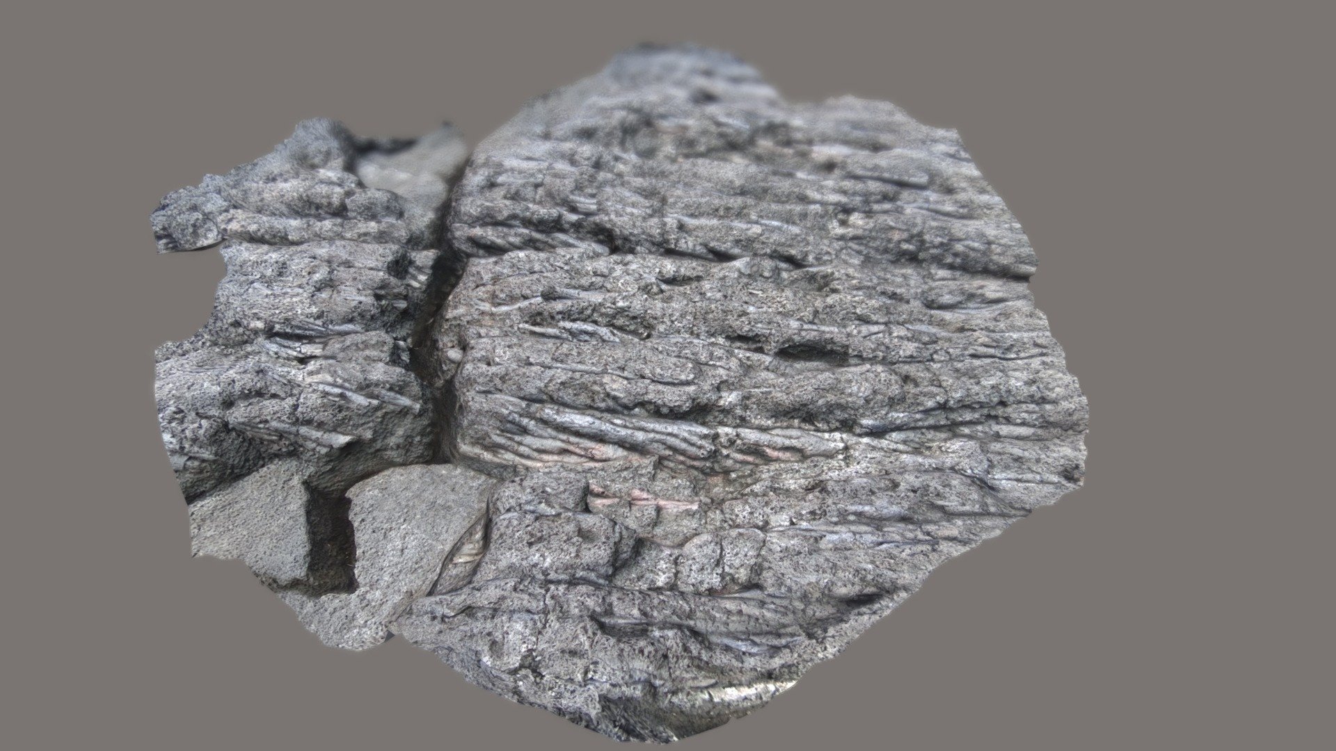 Photogrammetry of a old lava flow (raw scan) - Download Free 3D model by photogrammetryblender3D ...