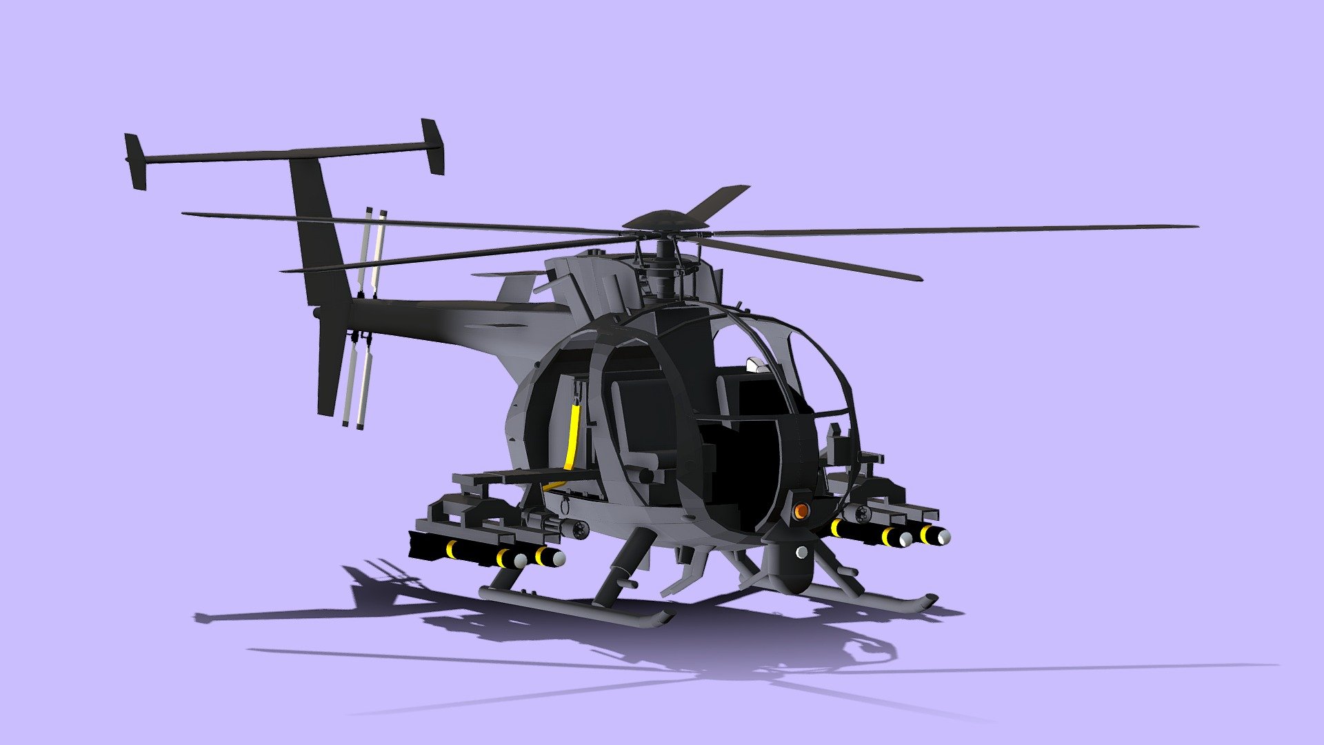 Boeing AH-6 - 3D model by Boagnnnnnnnnnnnnnnnnnn (@diablomj) [bbb737b ...