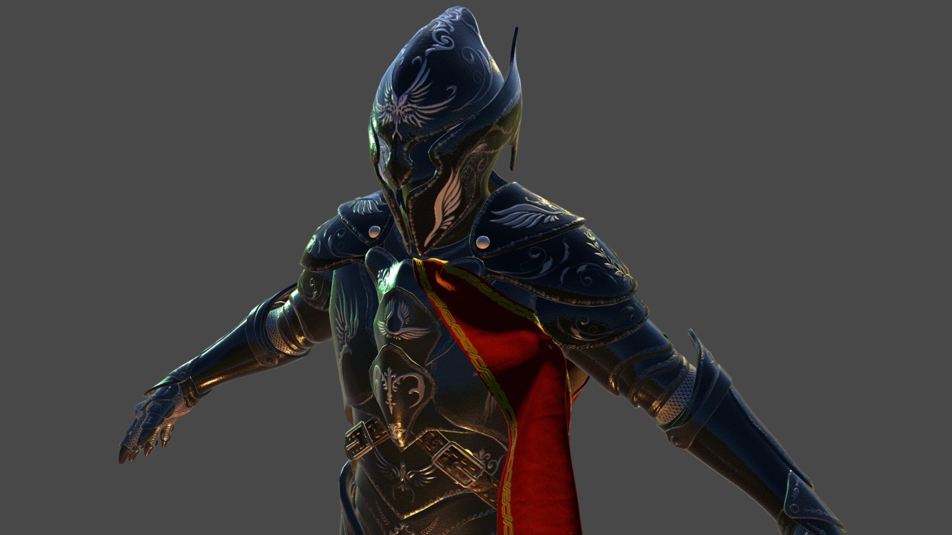 Dark Wing Knight - 3D model by lenzano [bbb78cd] - Sketchfab
