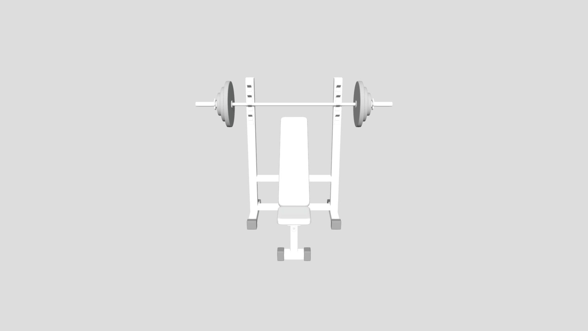 bench_press - 3D model by danielpando [bbb9626] - Sketchfab
