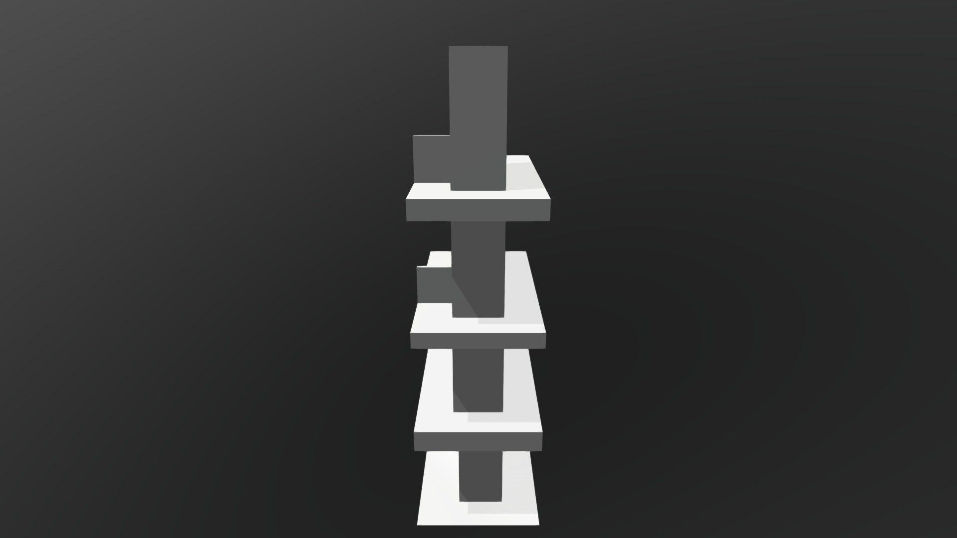 Folde trapp i furu - 3D model by vestlandstrappen [bbbab41] - Sketchfab