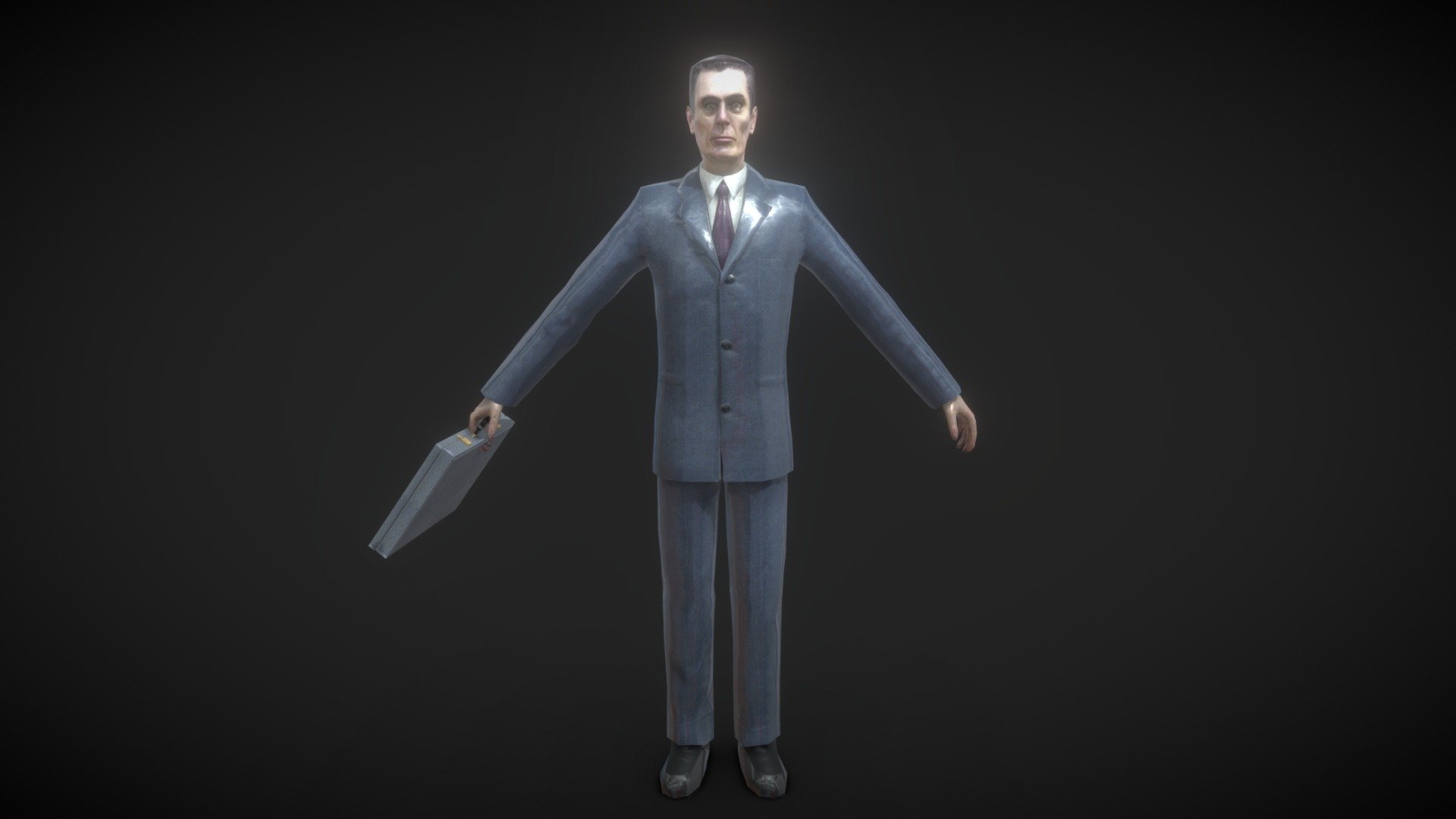 Gman HI Res - Download Free 3D model by photon (that one larry ...