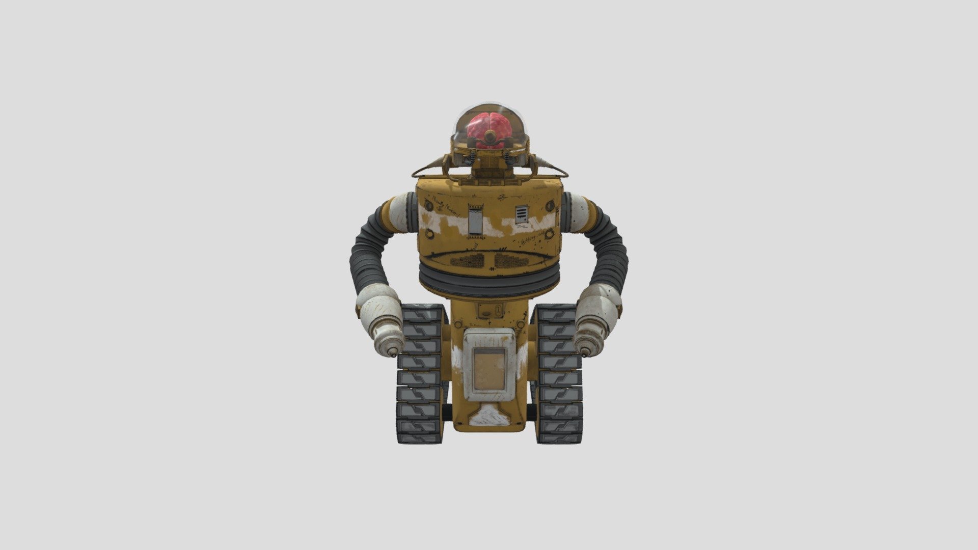 stylized robobrain - 3D model by GeorgeStabon [bbbe51d] - Sketchfab