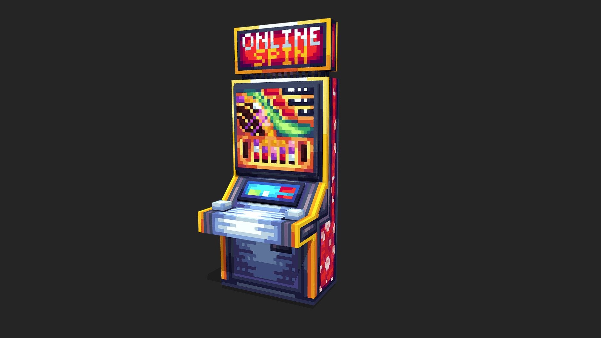 [ COMMISSION ] Slot Machine - 3D model by APYG [bbbe535] - Sketchfab