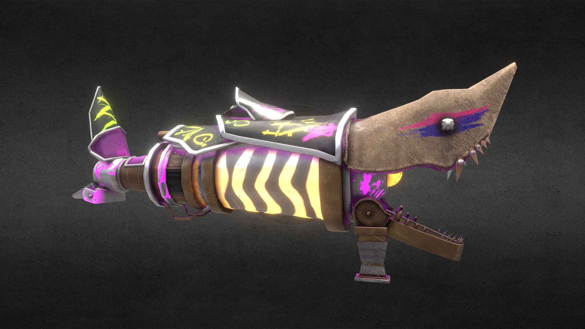LeagueoflegendsJinx rocket gun 3D Model - 3D model by batata ...