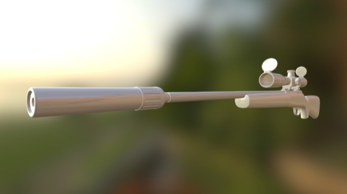 M24 Sniper Rifle [HP] - 3D model by Julian Hüther (@Toxinias) [bbc3889 ...