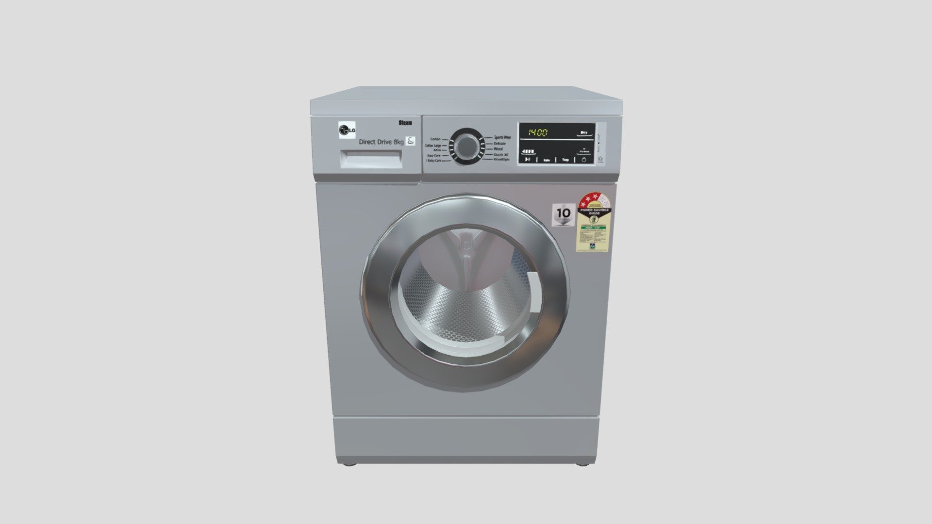 WASHING MACHINE - 3D model by IACG [bbc3f61] - Sketchfab