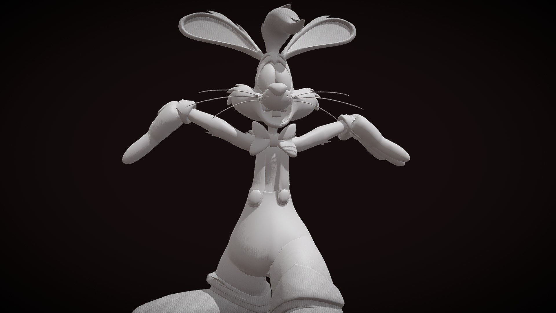 Roger Rabbit 3Dprint Ready - 3D model by HeroHub [bbc66d7] - Sketchfab