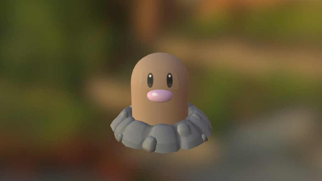 Diglett - 3D model by TheWhiteEevee12 [bbc67de] - Sketchfab