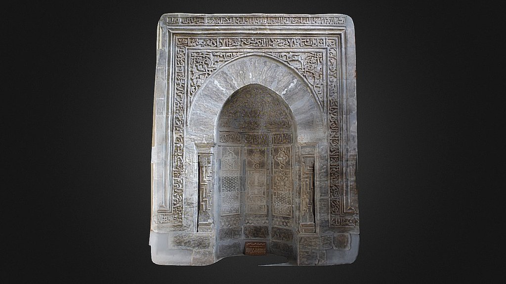 Mihrab of the mosque Banat Al Hasan - 3D model by MaxP (@MaxP7 ...