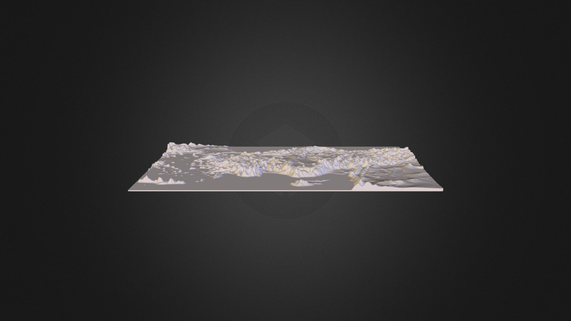 Turkey heightmap - 3D model by 3dindustries [bbc72bb] - Sketchfab