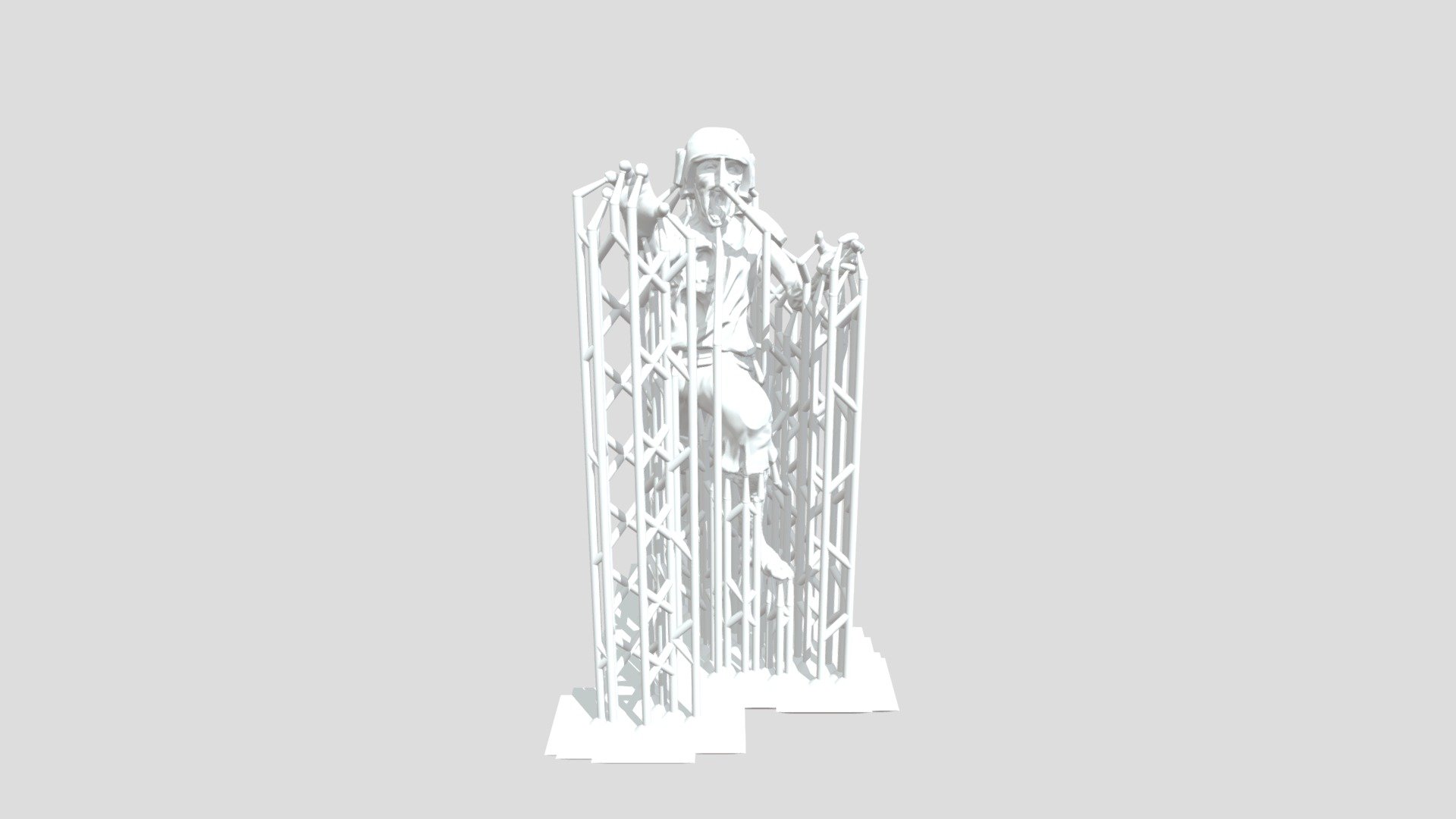 paramedic zombie with supports - Download Free 3D model by random ...
