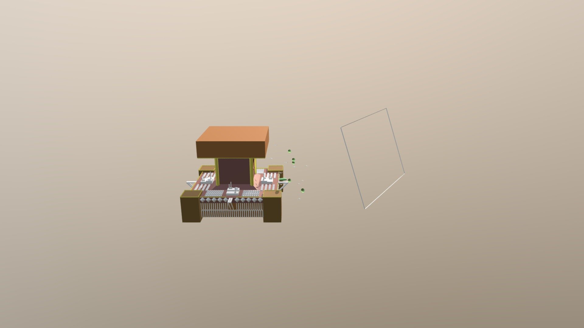 Model With Primitives - 3D model by CG_GroundBirdie [bbc9a11] - Sketchfab
