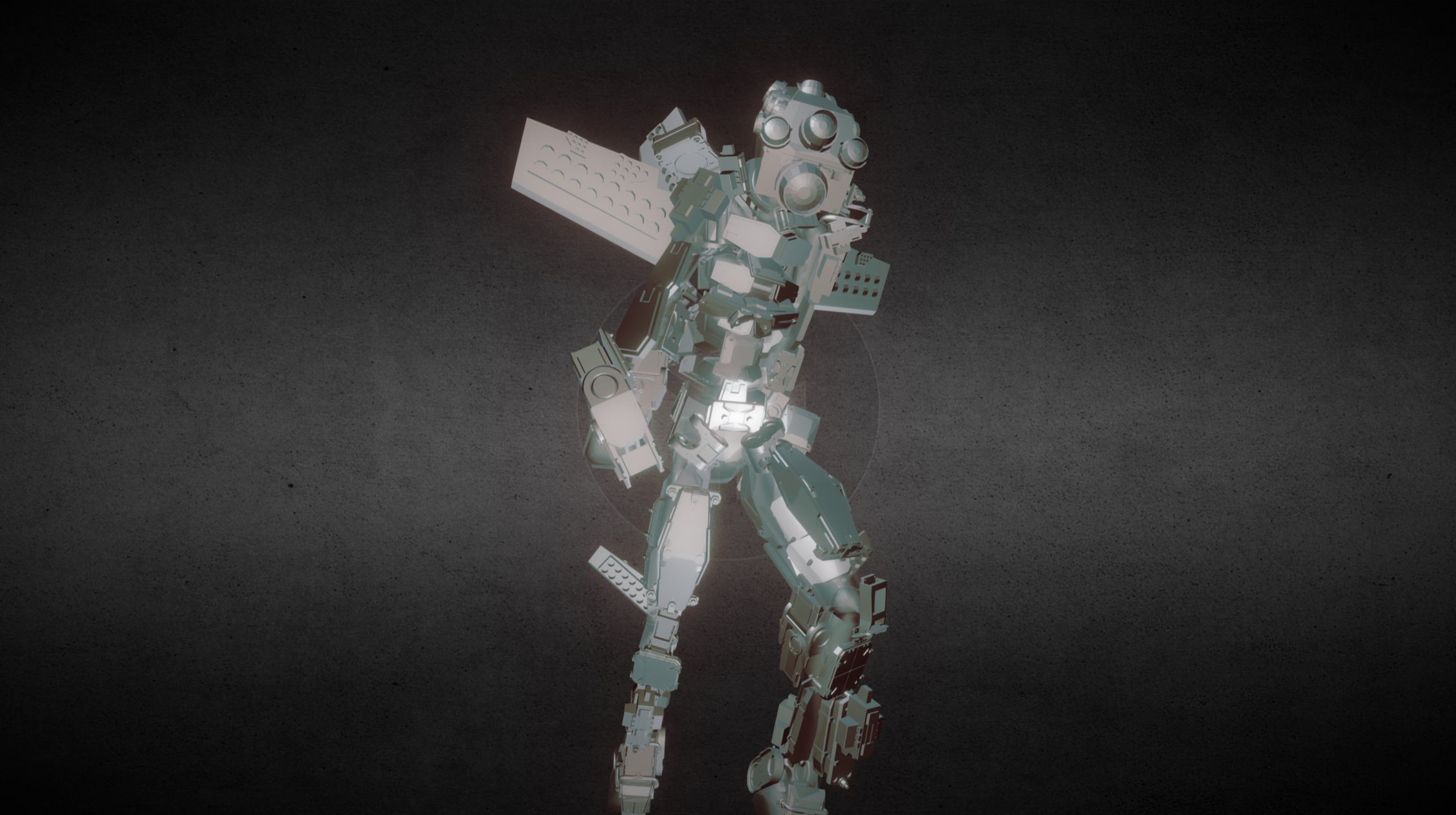 Mech Robo Animation - 3D model by Waxtoucan ( Neil Hewitson ...