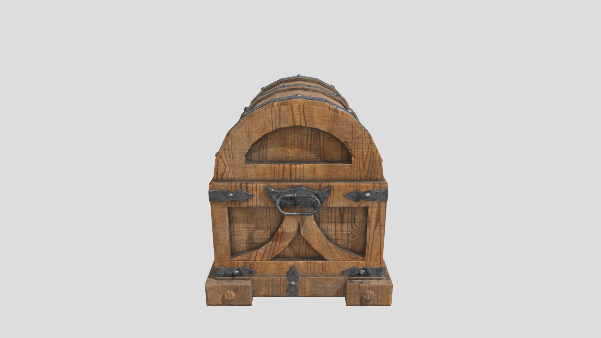 Wooden Chest. - 3D model by Phobos20 [bbcaa51] - Sketchfab