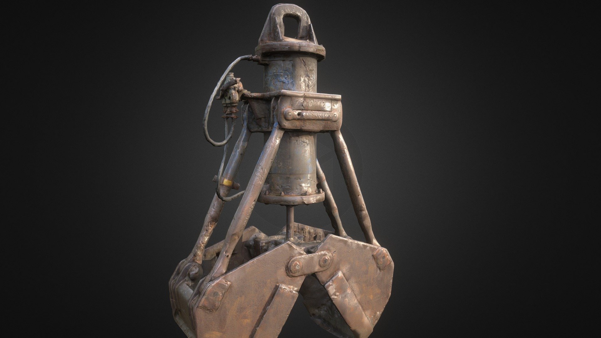 Rusty Excavation Bucket - Download Free 3D model by Exploring Europe ...