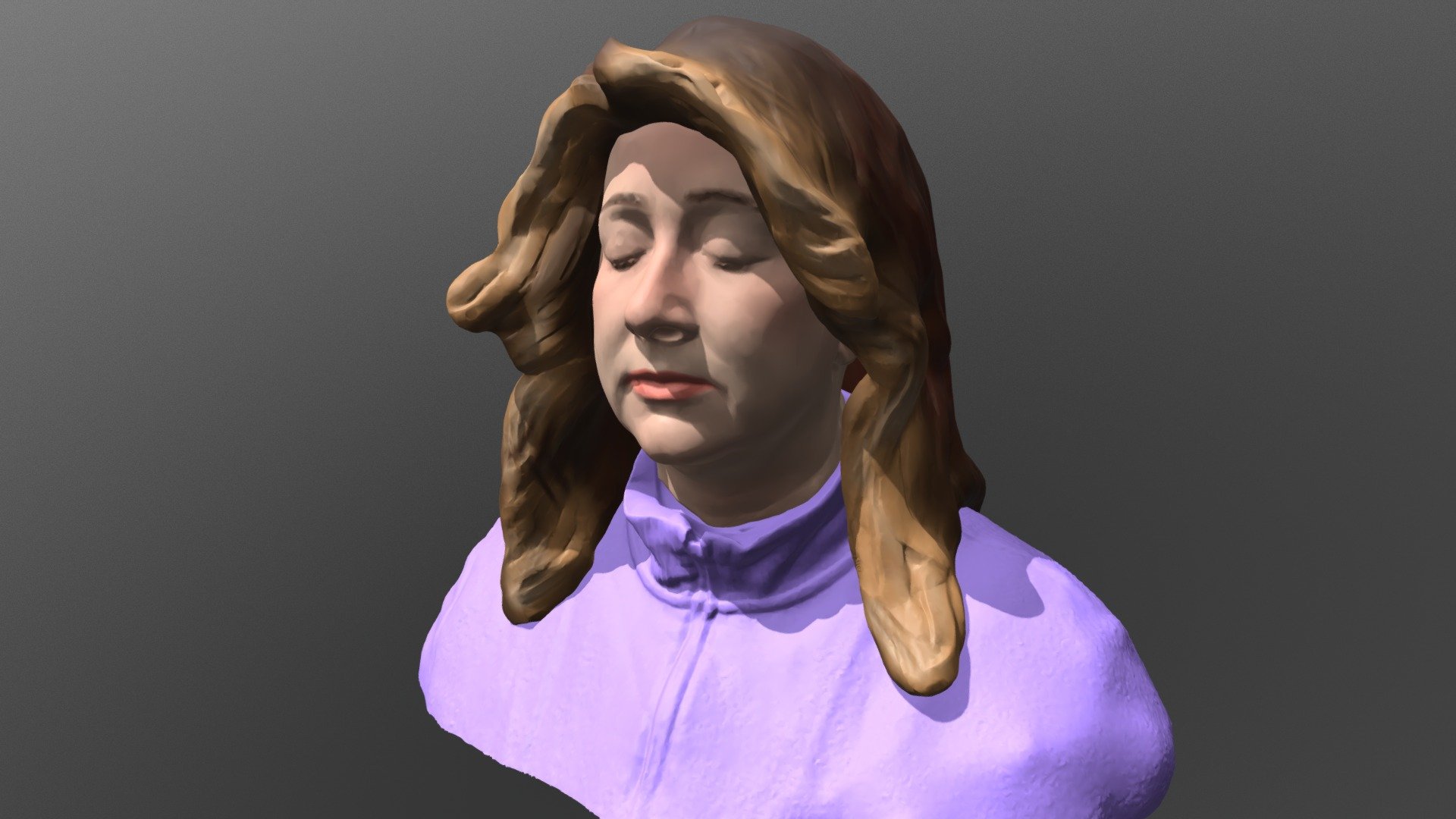 Melania With Hair 3-11-2018 - 3D model by Juliana3D [bbd0047] - Sketchfab