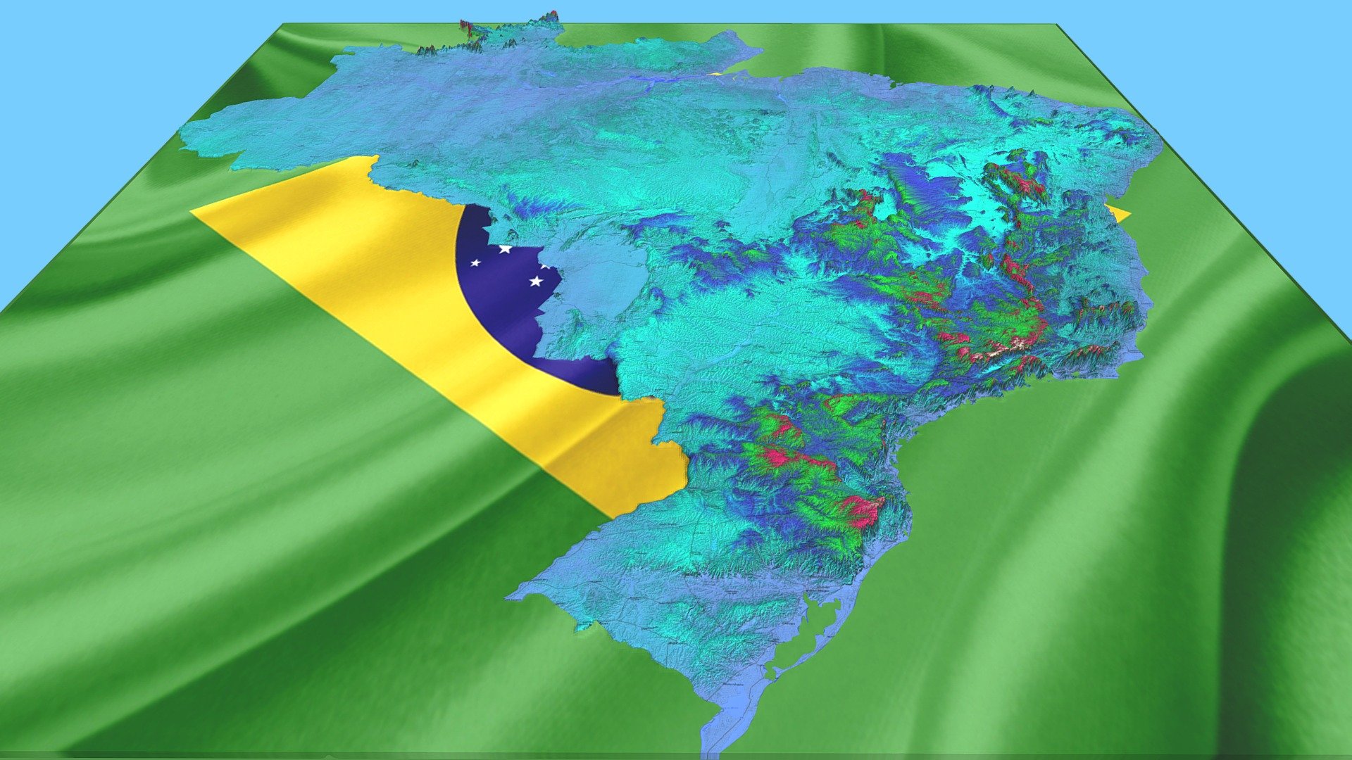 Brazil 3D Model - 3D model by LibanCiel [bbd0352] - Sketchfab