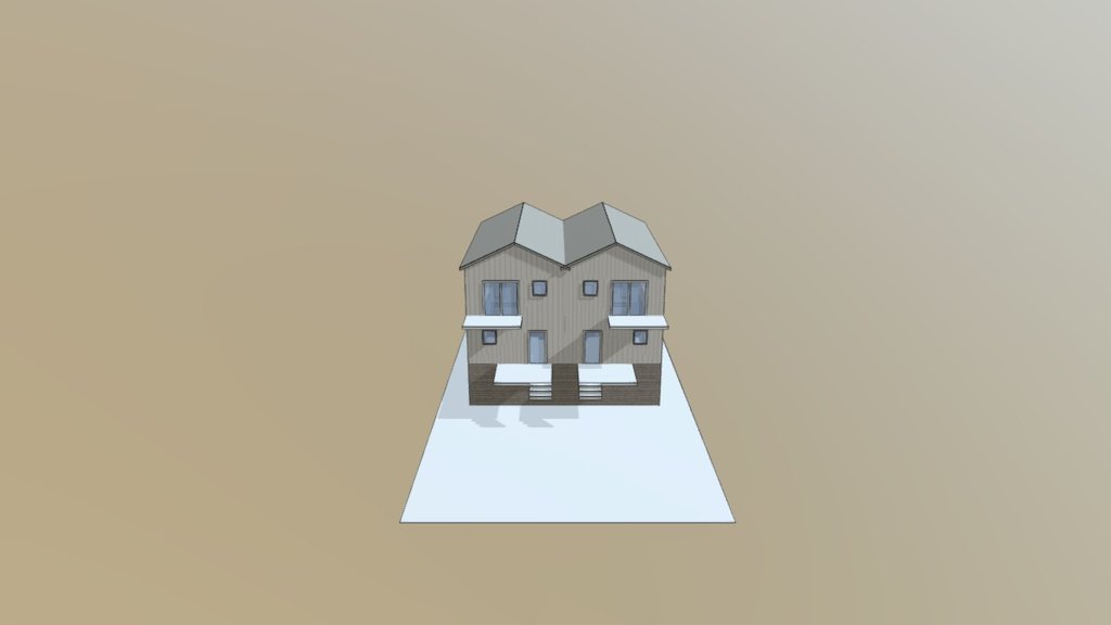 Gabled Roof - 3D model by ArchOnABike [bbd09a3] - Sketchfab
