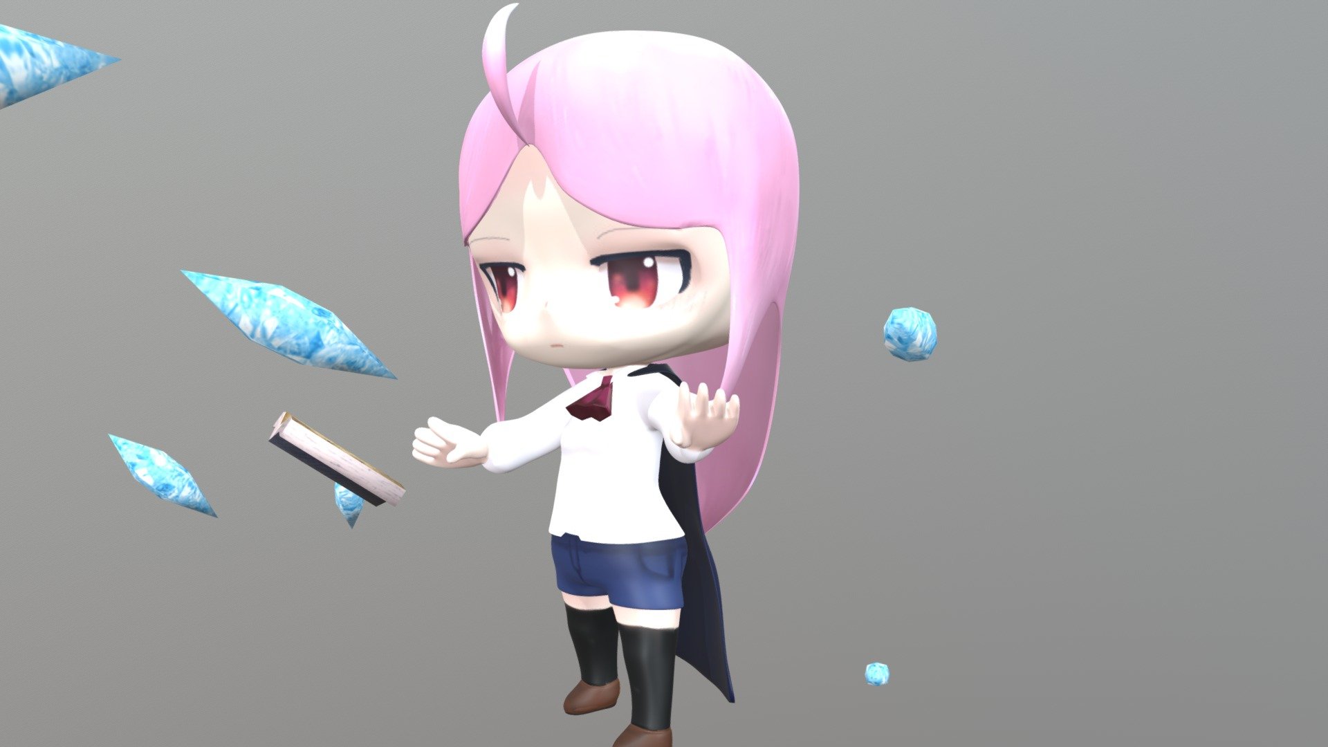 witch girl - 3D model by tugu830 [bbd3e09] - Sketchfab