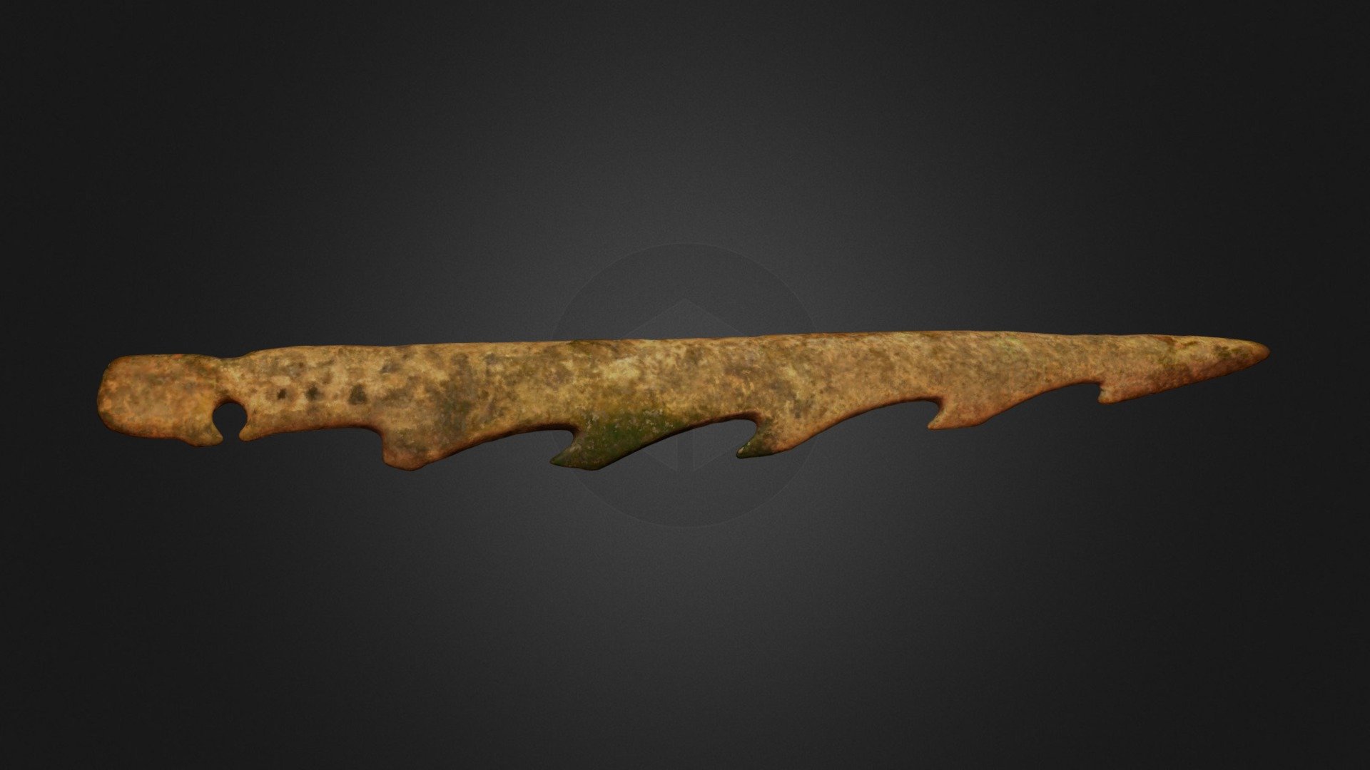 BONE HARPOON - 3D model by Lakehead Anthropology (@LakeheadAnthropology ...