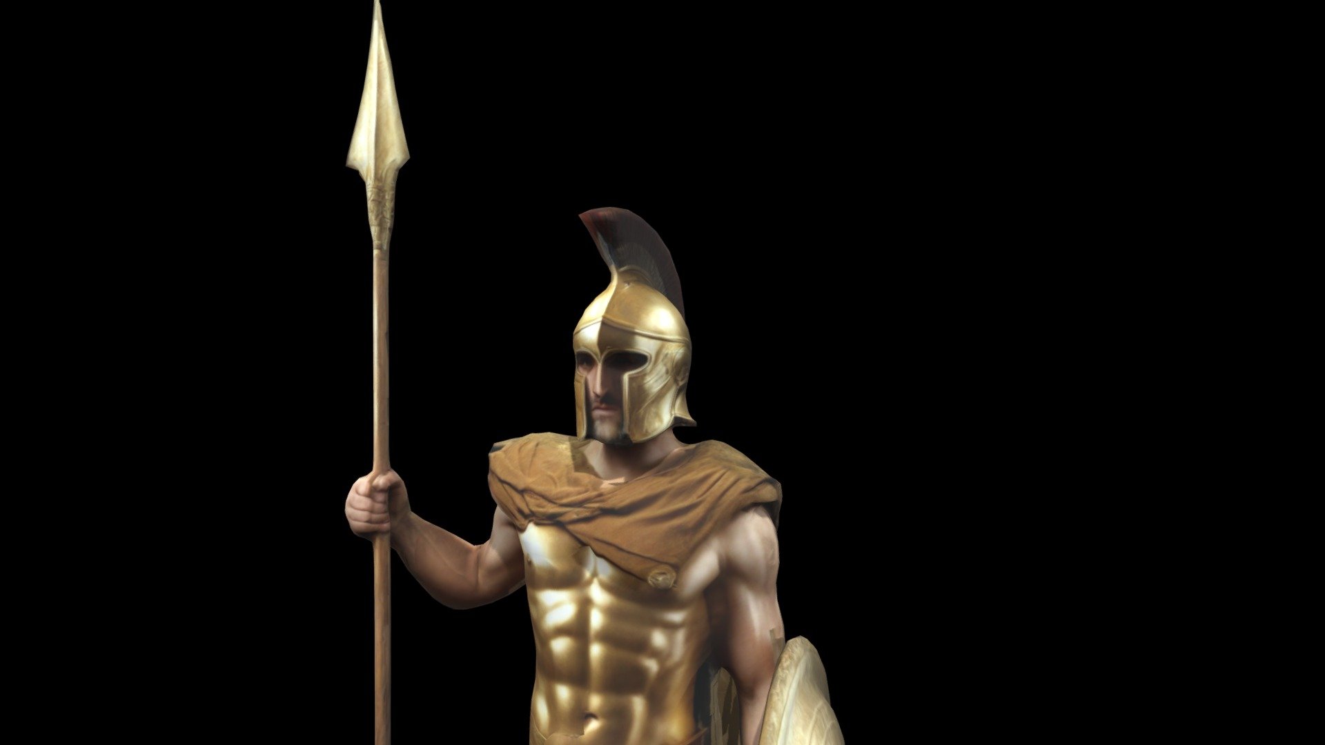 Greek Warrior - Atrius - Download Free 3D model by Trident.AI [bbd6238 ...