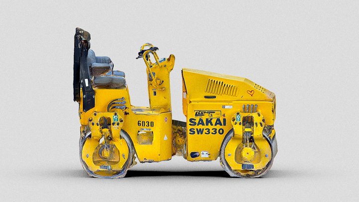 Steamroller 3D models - Sketchfab