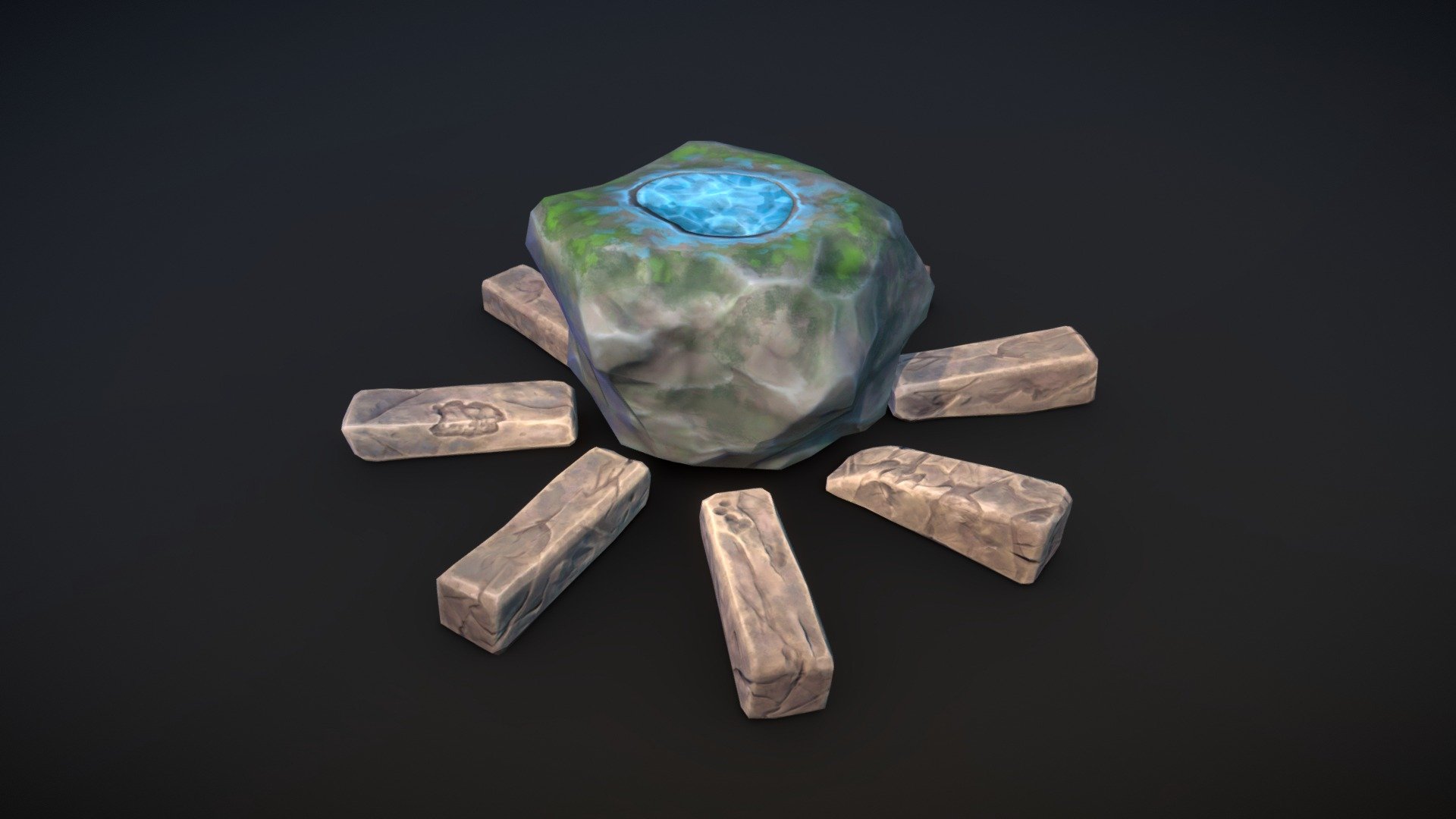 Project Titan - Zen Rock Pool - Download Free 3D model by Marcus Rain ...