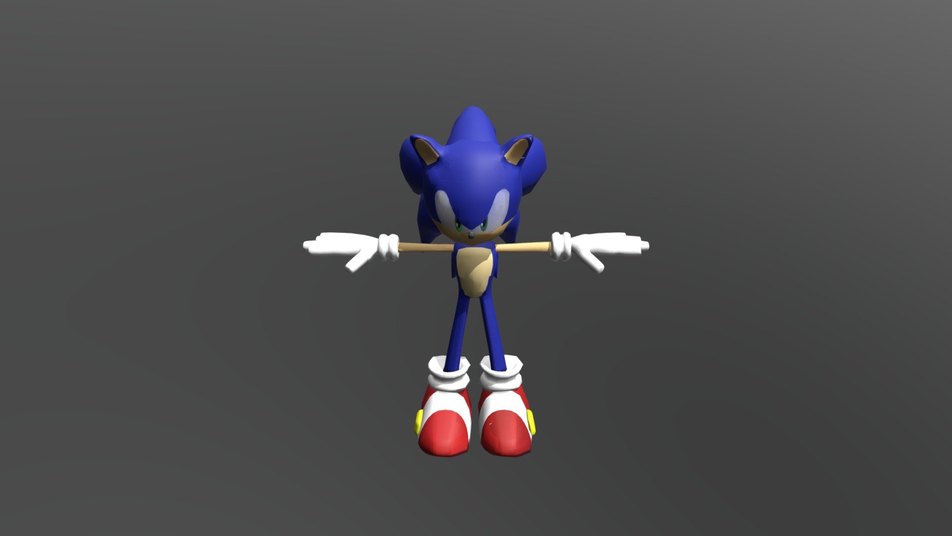 Sonic - 3D model by Count_Kachi [bbd7ef2] - Sketchfab