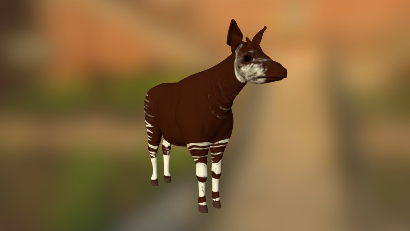 Okapi wip - 3D model by redkaratz [bbd895d] - Sketchfab