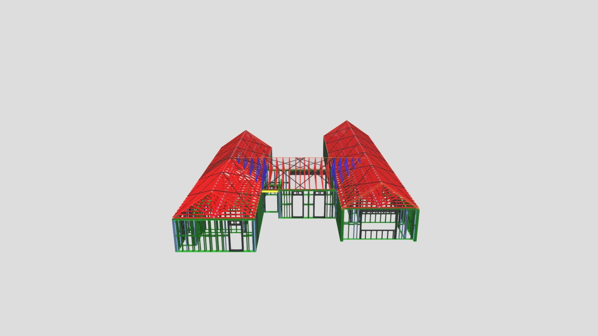 3-1131TD- SCH- Evergreen HOUSE-3D - 3D model by MBPrefab [bbdd7c0 ...