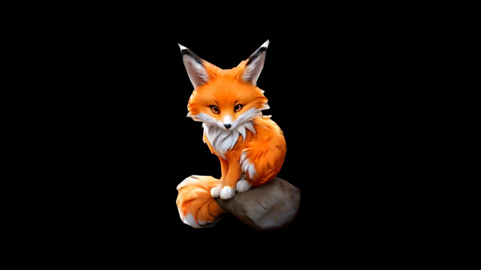 "Orange Whiskers The Fawn Fox Cartoon" Carnivore - Download Free 3D ...