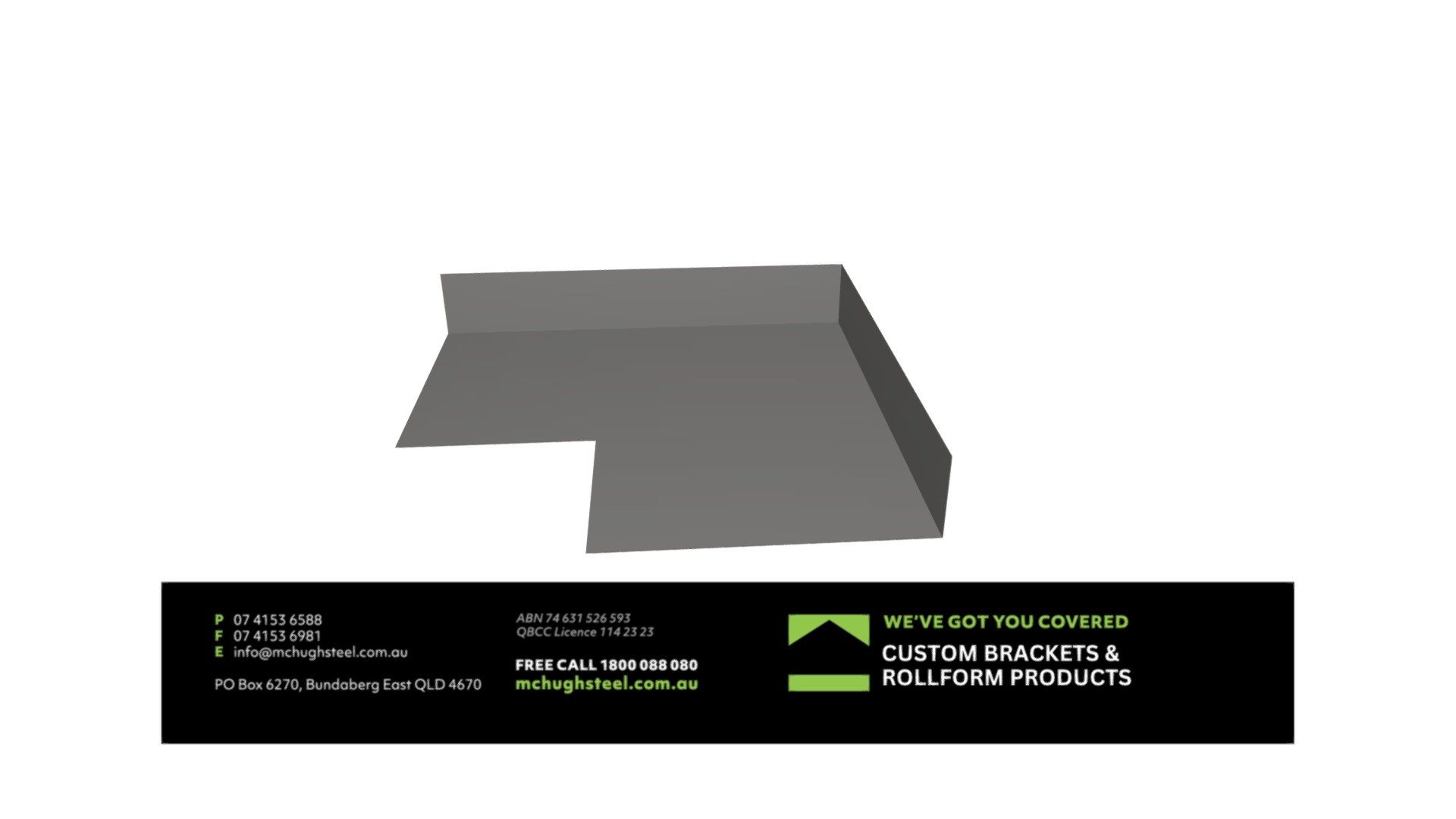 FAIMZA Fascia Internal Mitre Zincalume - 3D model by mchughsteel ...