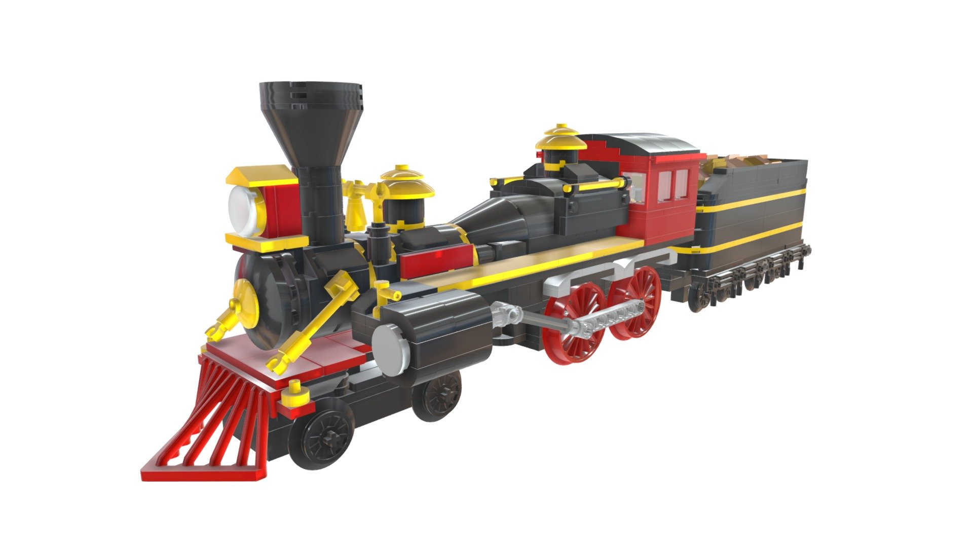 LEGO Western General Locomotive - Buy Royalty Free 3D model by ...