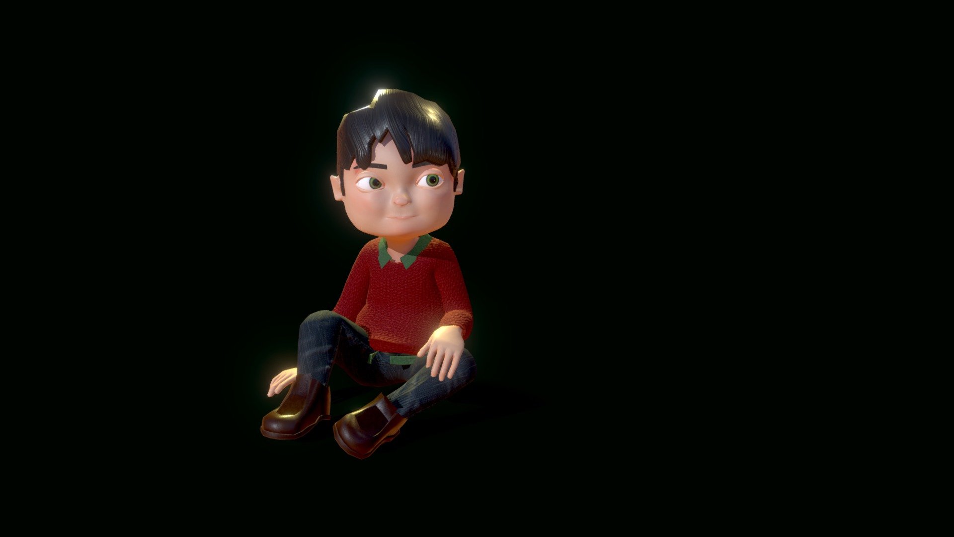 Boy - Simple Character Modeling - Download Free 3D model by Sophia Mok ...