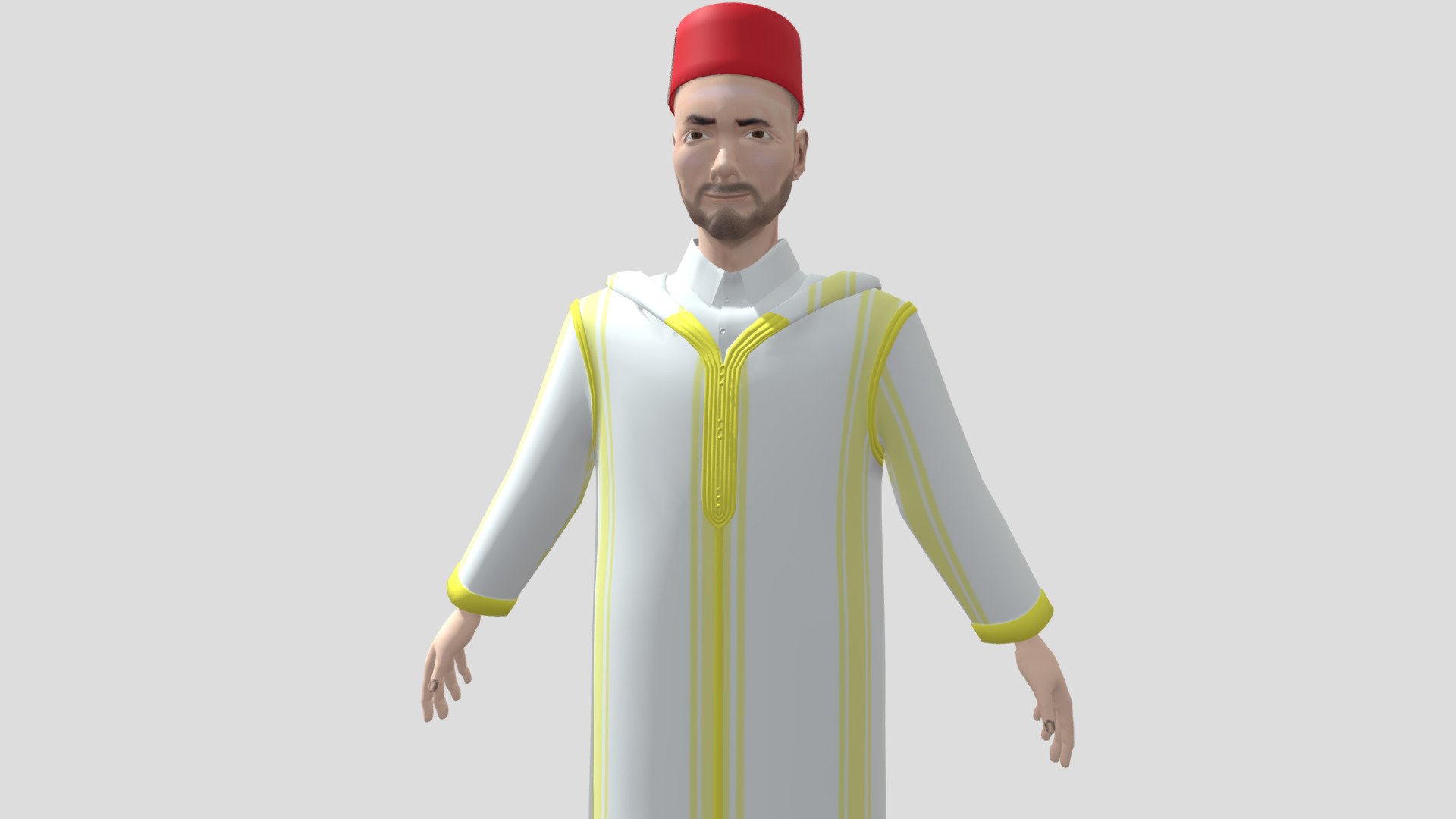 #Moroccan #elegance for #men - 3D model by afrixr2022 [bbe1d83] - Sketchfab