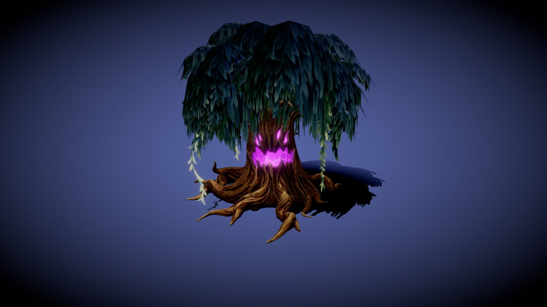 Haunted Willow Tree - 3D model by lyrebirdstudio [bbe2f94] - Sketchfab
