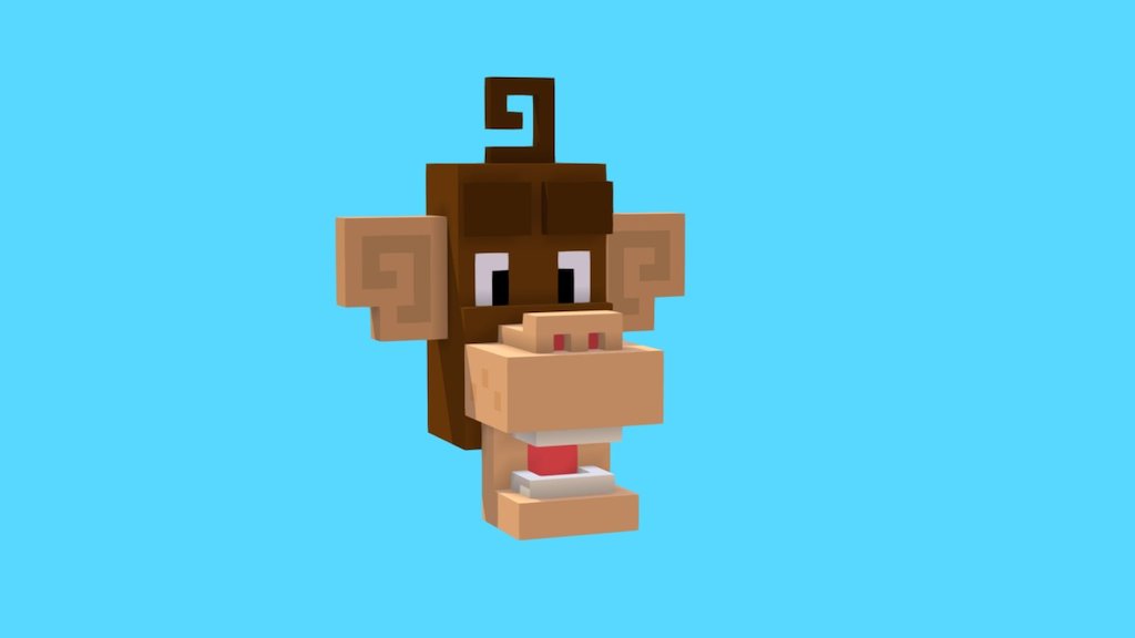 Monkey Head - 3D model by Stadalf [bbe441b] - Sketchfab